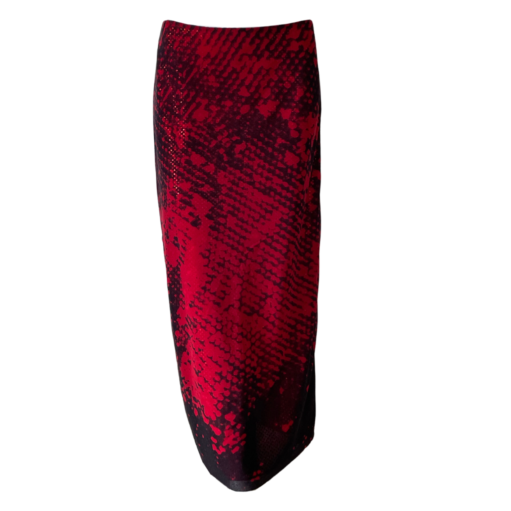 Vivienne Tam Glitter Mesh Maxi Skirt (M) – Abigail Bell