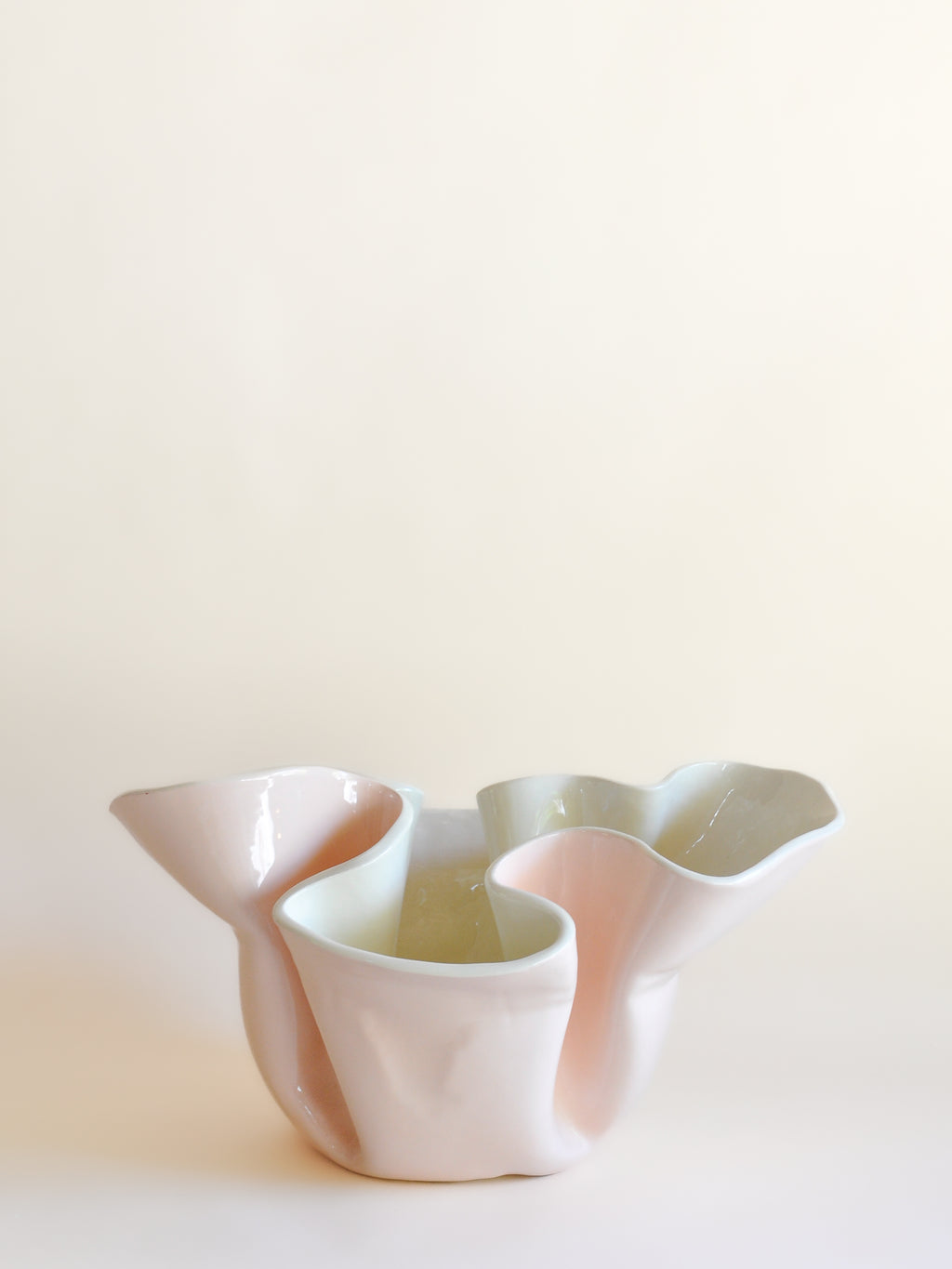 Keith Fortley (1960-2013) Freeform Ceramic Bowl, Signed – Abigail Bell