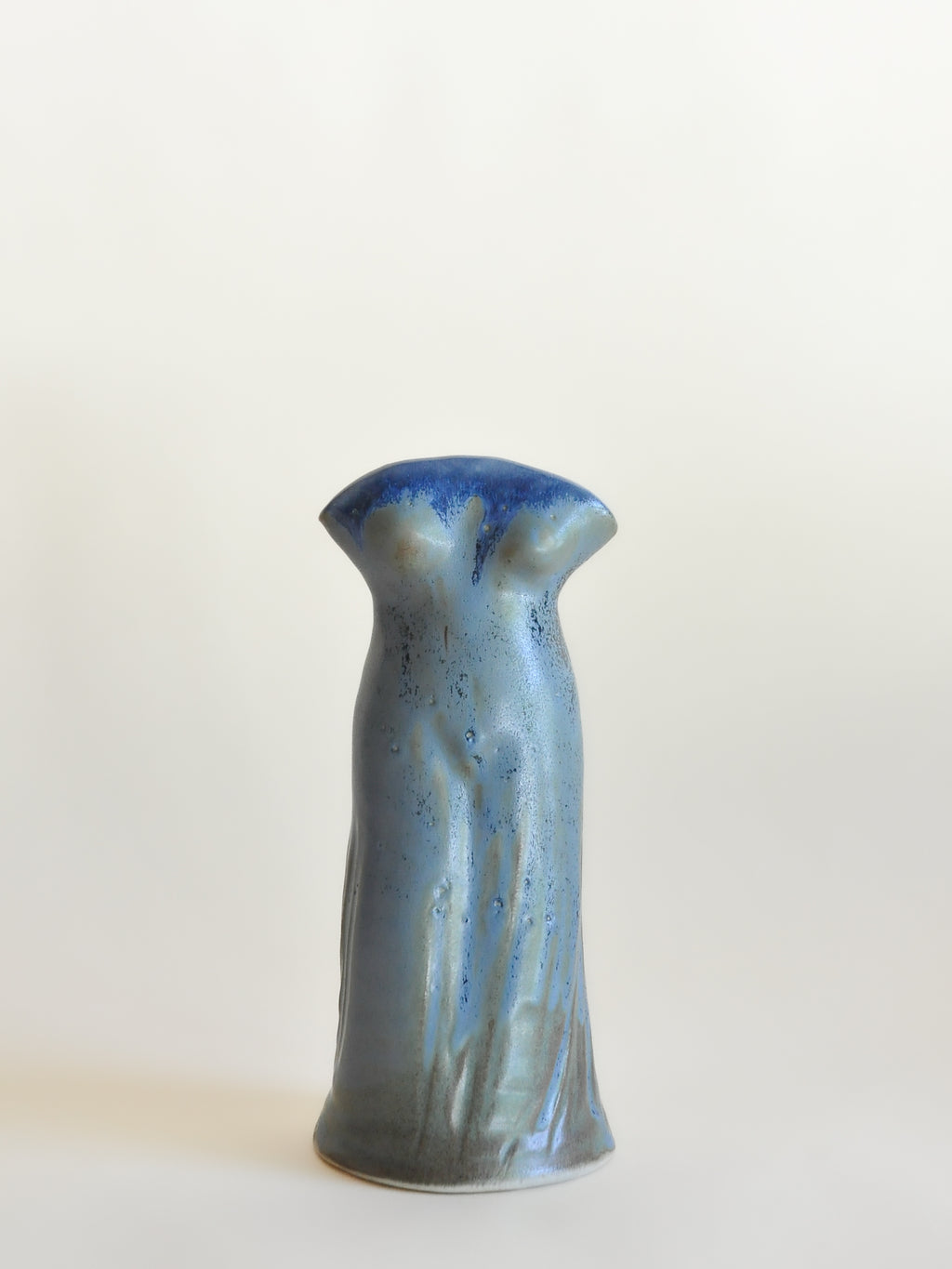 Studio Pottery Stoneware Figure Vase, Signed & Dated – Abigail Bell