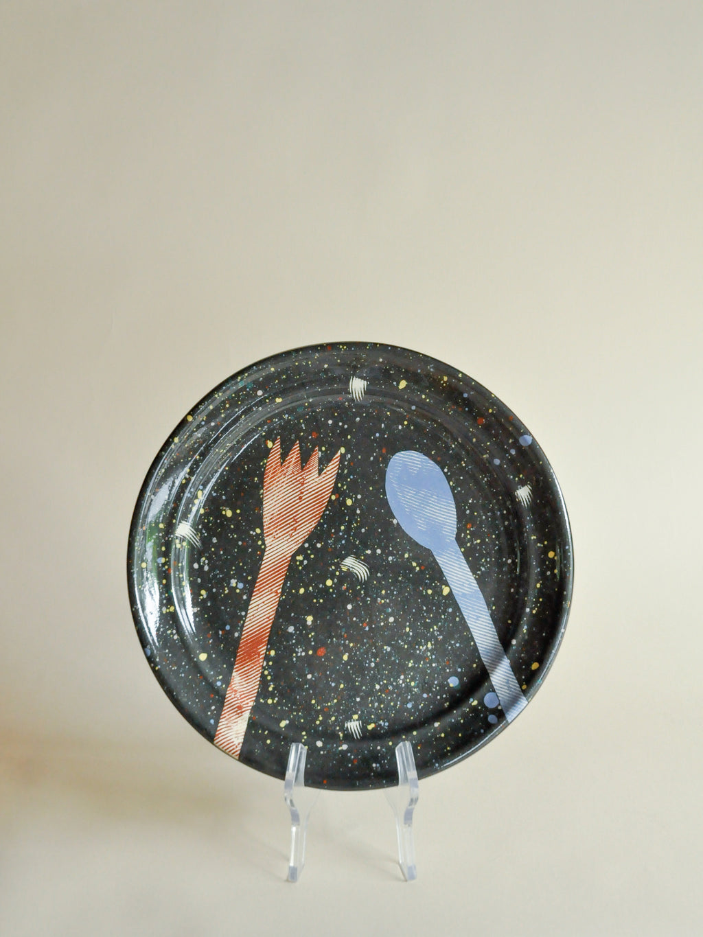 Claudia Reese Cutlery Plate, Signed – Abigail Bell
