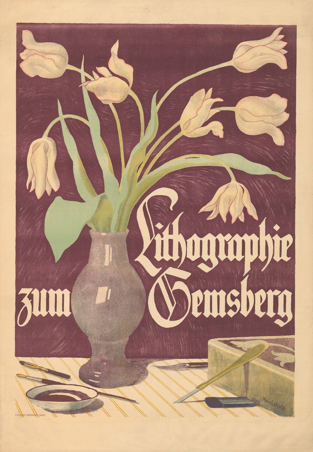 Maria La Roche Poster, 1930 – Abigail Bell